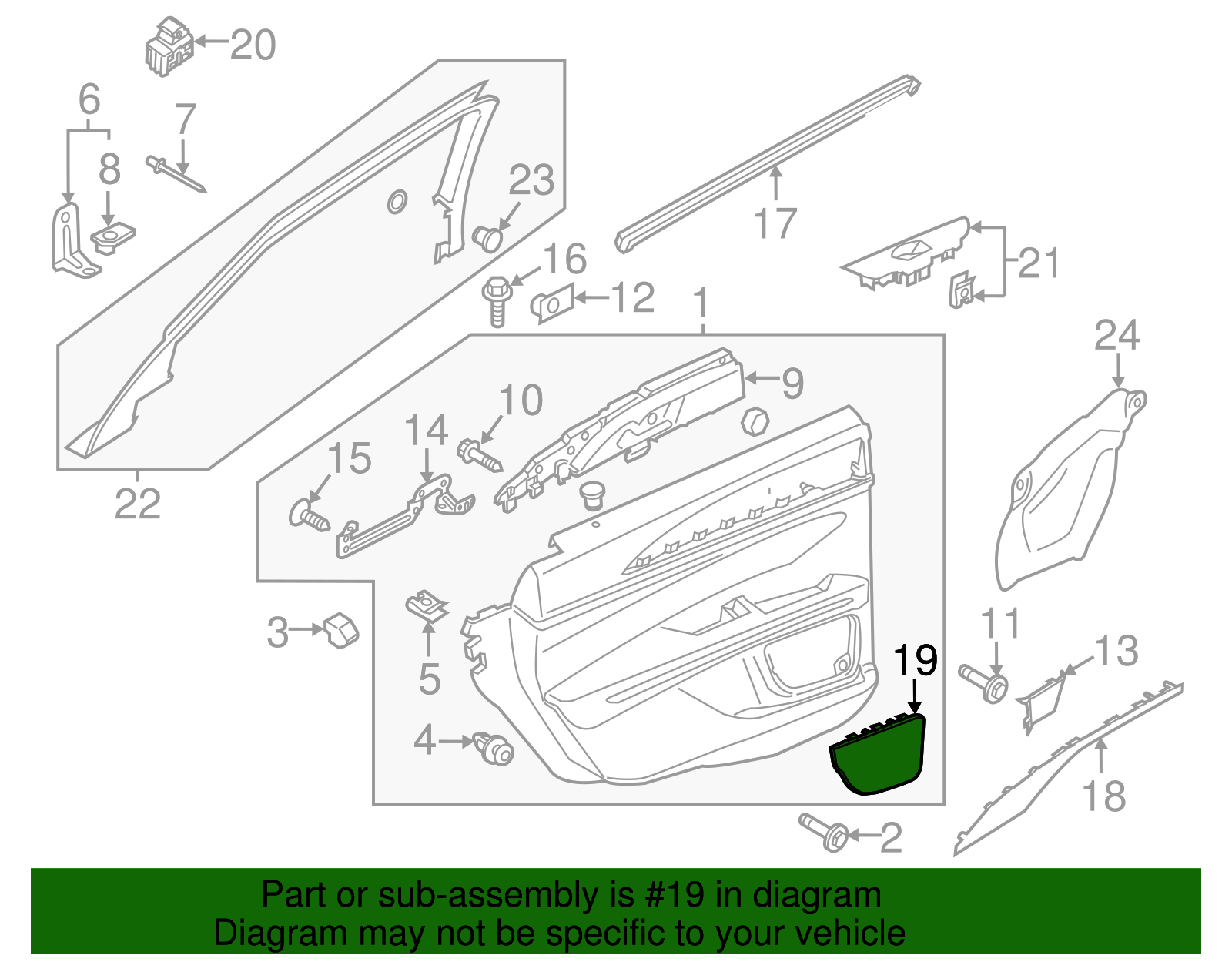 FP5Z-18978-BC - Speaker Grille | My Ford Parts
