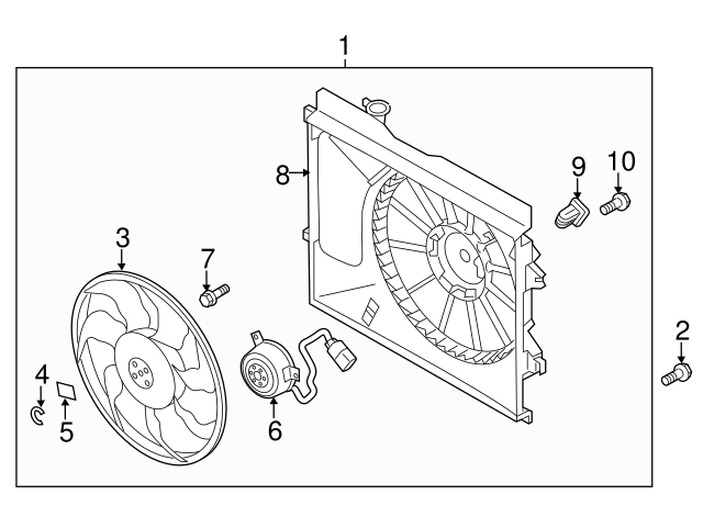 25380-E4000 - Fan Assembly 2015-2019 Kia Soul EV | Kia.Parts Store