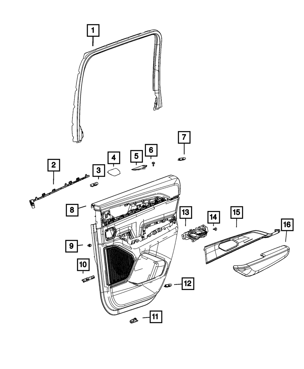 2021-2024 Jeep Map Pocket Lamp 68379077AB | Canada Mopar® Estores