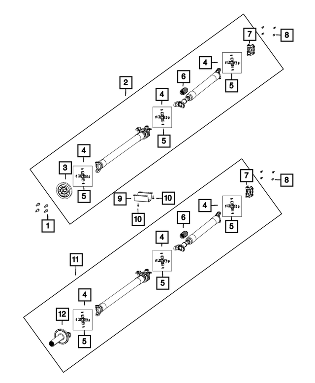 MOPAR DRIVE SHAFT - 68190346AA - 68190346AA | Mopar Online Parts