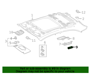 000-906-57-09 - Courtesy Light 2020-2023 Mercedes-Benz | Mercedes-Benz ...