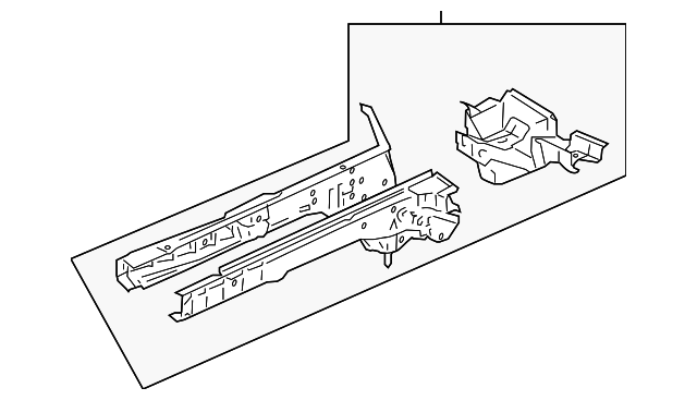 2004-2012 Mitsubishi Galant Lower Rail Assembly 5220C100 | Mitsubishi ...