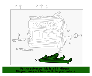 2022-2024 Chevrolet Bracket 84737956 GM | GMPartsDirect.com