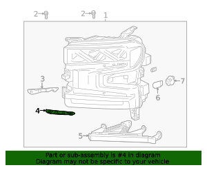 2022-2023 Chevrolet Lower Bracket 84877533 | TascaParts.com