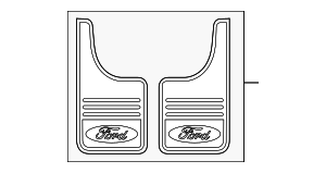 2015-2020 Ford F-150 OEM NEW 2015-2019 Ford F-150 Rear Black Splash ...