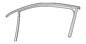 2018 Volkswagen Atlas Run Weather-Strip 3CN-837-439-A-5AP | OEM Parts ...