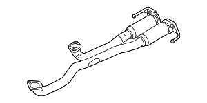 BA1Z-5G203-A - Exhaust Pipe - 2011-2018 Ford | OEM Parts Quick