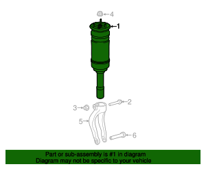Genuine OEM Shock Absorber Part# LR146318 Fits 2018-2020 Land Rover ...