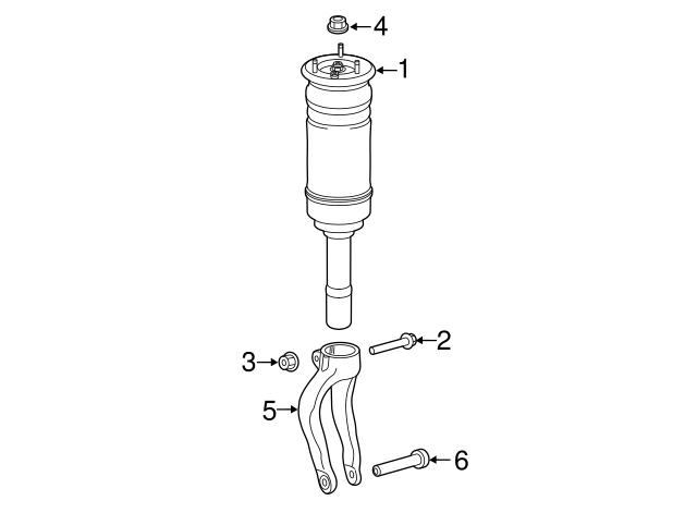 Genuine OEM Shock Absorber Part# LR146318 Fits 2018-2020 Land Rover ...
