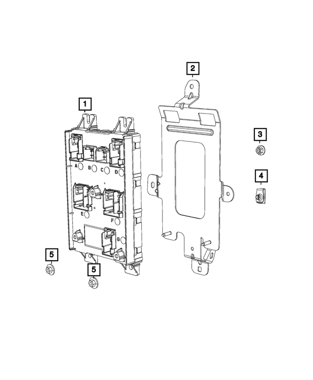 2022 Ram 1500 Body Controller Module 68526275AD | Mopar eStore