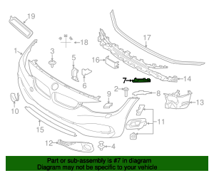 Genuine BMW 51-11-7-294-679 | Side Bracket | FREE Shipping on Most ...