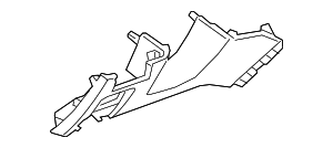 26215471 - Jet Black Instrument Panel Lower Trim Panel 2018-2019 Buick ...