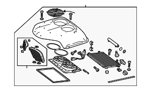 906-830-00-70 - Condenser Assembly 2010-2018 Mercedes-Benz | Mercedes ...