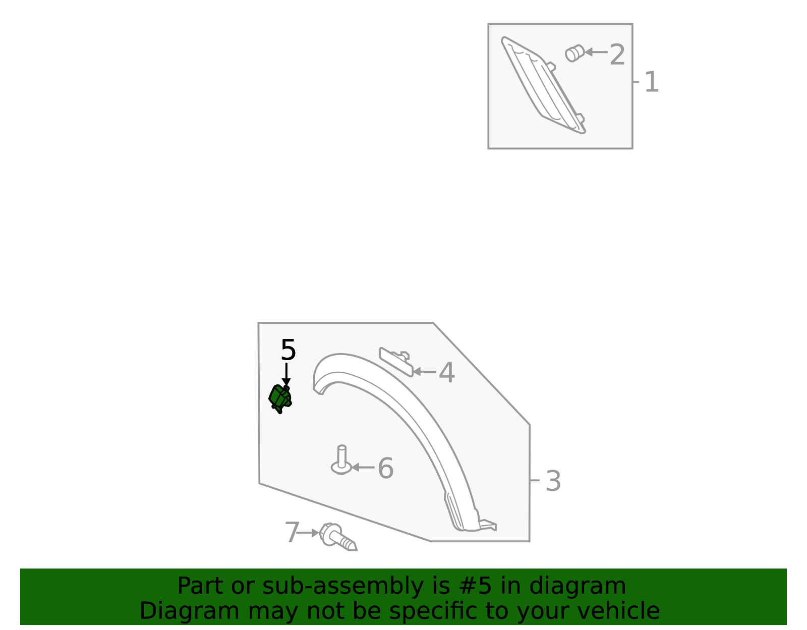 Genuine OEM Ford Part - Wheel Opening Molding Reflector PL3Z-13A565-B ...