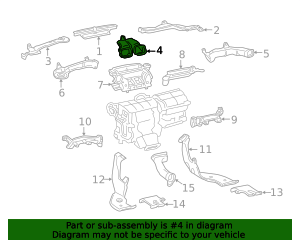 55085-48050 - Center Duct 2021-2024 Toyota Venza | Group 1 Auto Parts