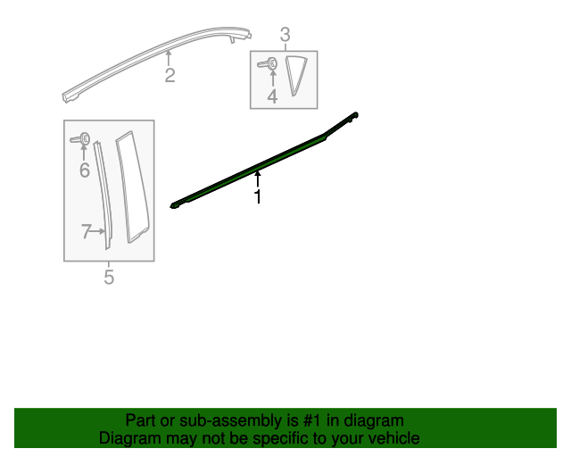2014-2018 Mazda 3 Belt Molding BJS8-50-660B | RealMazdaParts.com
