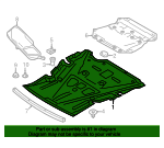 51757361196 - 2014-2020 BMW Under Cover (51-75-7-361-196) | BMW of ...