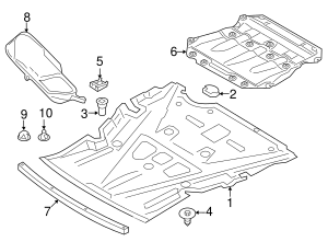 51757361196 - 2014-2020 BMW Under Cover (51-75-7-361-196) | BMW of ...