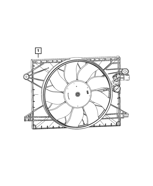 2021-2023 Dodge Charger Radiator Cooling Fan Module 68504083AB | OEM ...
