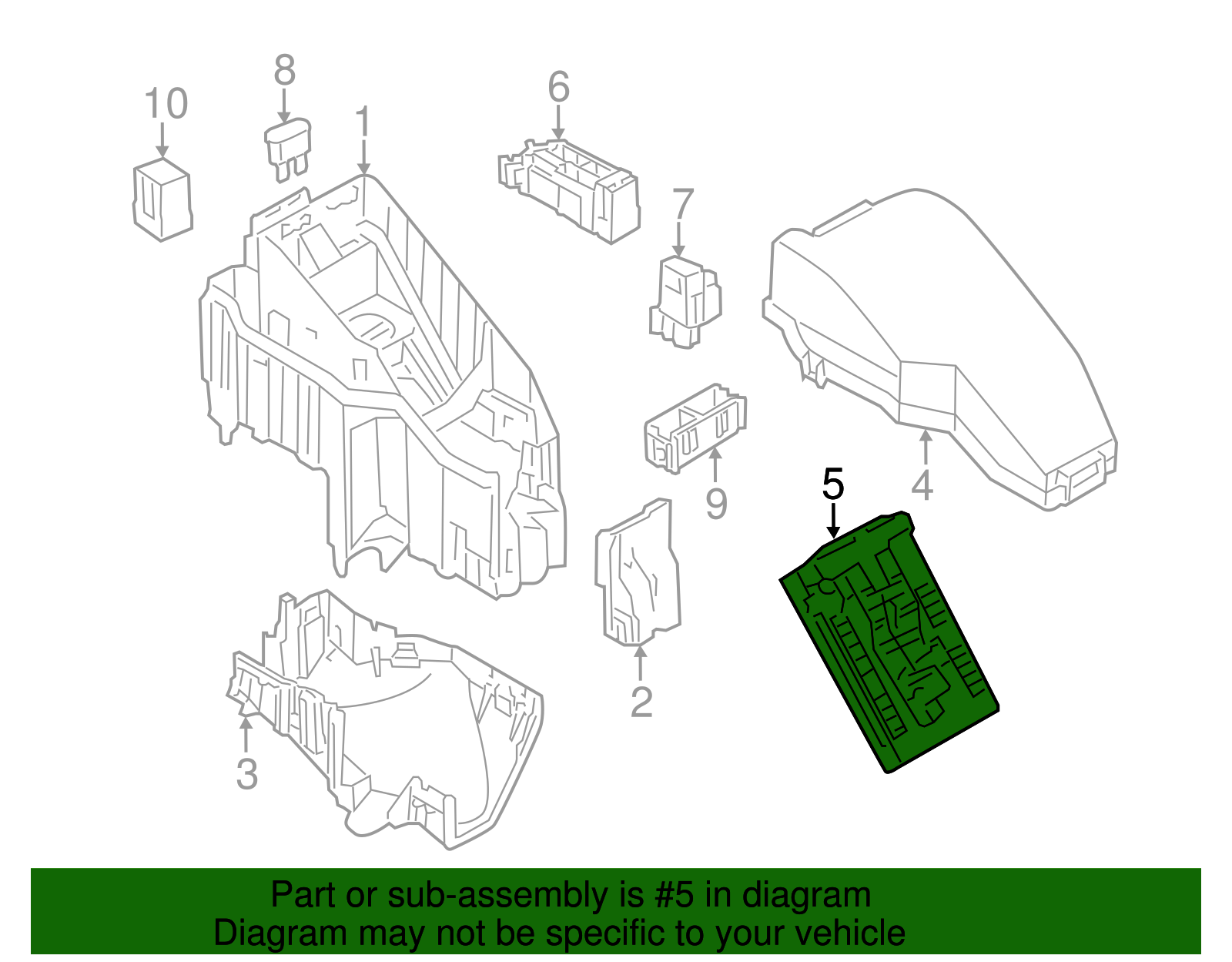 2011-2014 Nissan Murano Controller 284B7-1AA6B | OEM Parts Online