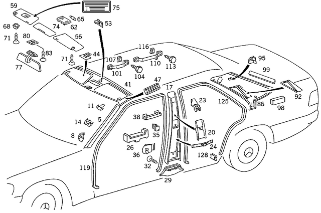 124-988-18-78 - Clamp 1958-1999 Mercedes-Benz | Mercedes-Benz USA Parts