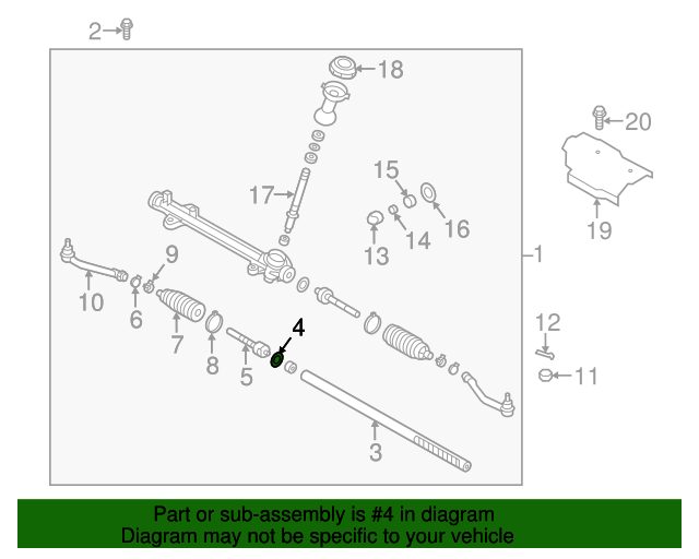 2010-2016 Hyundai Rack Seal 56522-2S000 | OEM Parts Quick