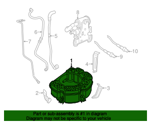 1K0-201-797-C - Vapor Canister - 2005-2018 Volkswagen | VW Direct Auto ...
