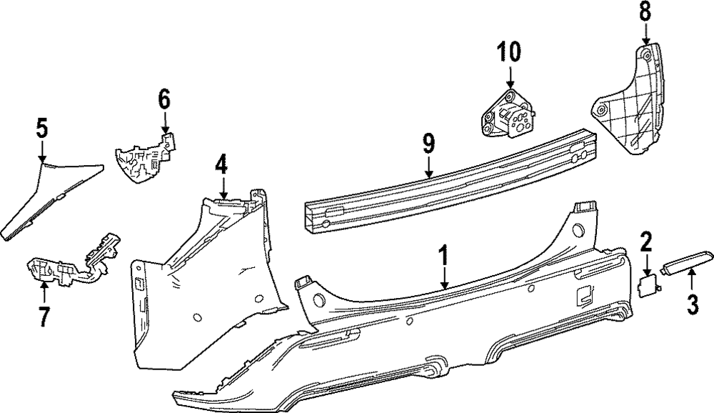 2023-2025 Toyota bZ4X Upper Retainer 52562-42070 | Discount Parts Monster