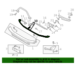 2021-2024 Ford Bronco Molding M2DZ-17232-AAPTM | OEM Parts Online