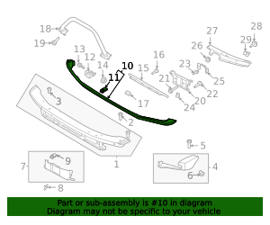 2021-2024 Ford Bronco Molding M2DZ-17232-AAPTM | OEM Parts Online