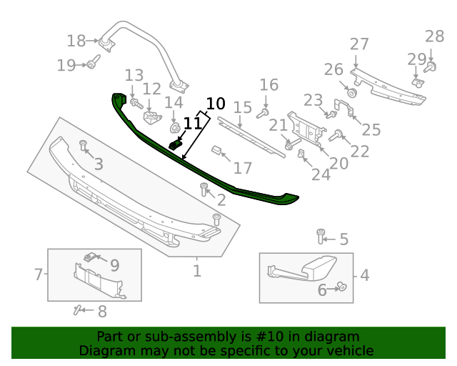 2021-2024 Ford Bronco Molding M2DZ-17232-AAPTM | OEM Parts Online