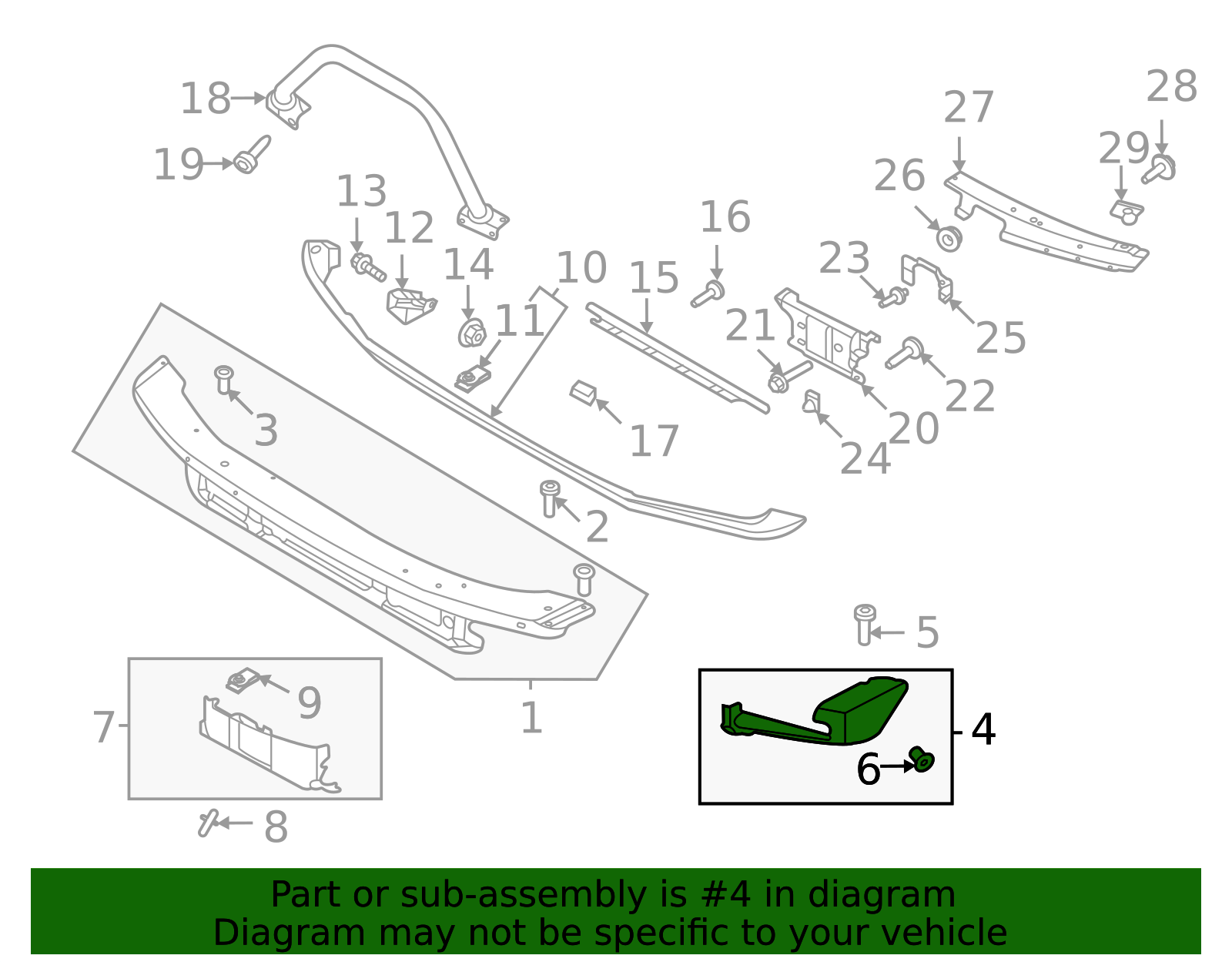 M2DZ-17E810-EC - End Panel 2024 Ford Bronco | Big 3 Auto Parts