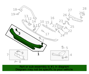 2021-2024 Ford Bronco Bumper Face Bar m2dz17757ca | TascaParts.com