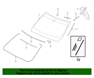 72763-9NB0A - Side Molding 2017-2020 Nissan Pathfinder | Nissan Parts ...