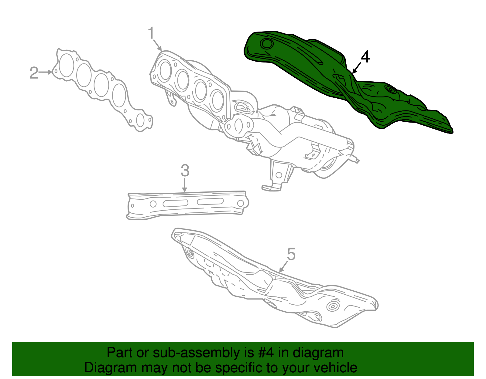2018-2024 Toyota Heat Shield 17167-F0010 | Ourisman Toyota Parts