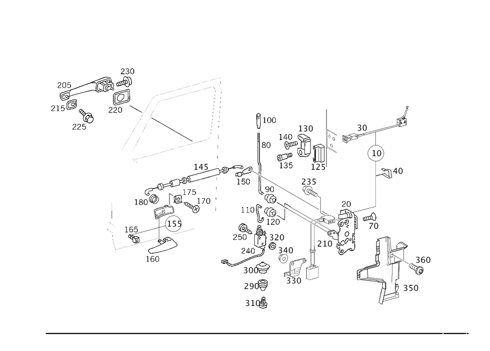463-720-03-35 - Lock 2003-2015 Mercedes-Benz | Mercedes-Benz USA Parts