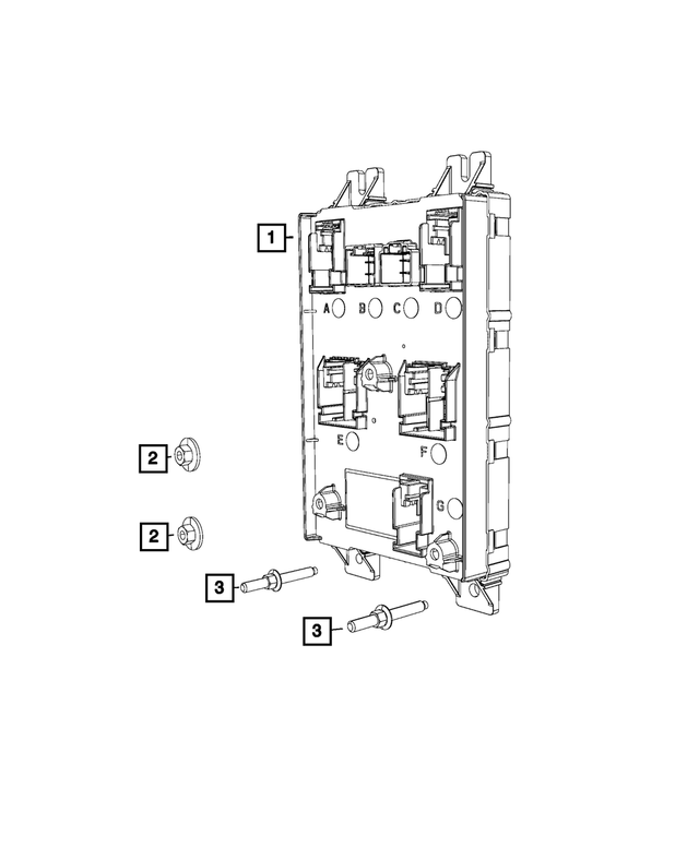 MOPAR GENUINE BODY CONTROLLER MODULE - 68277387AD - 68277387AD | Mopar ...