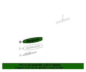 204-817-27-20 - Fender Emblem 2008-2014 Mercedes-Benz | Mercedes-Benz ...