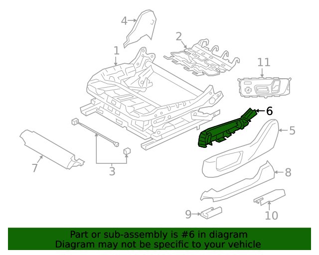 2019-2024 BMW Cover Support 52107444269 | OEM Parts Online