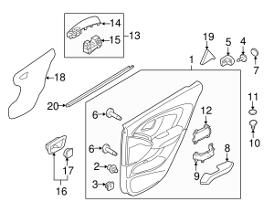 2010-2015 Hyundai Tucson Window Switch 93581-2S000 | OEM Parts Online
