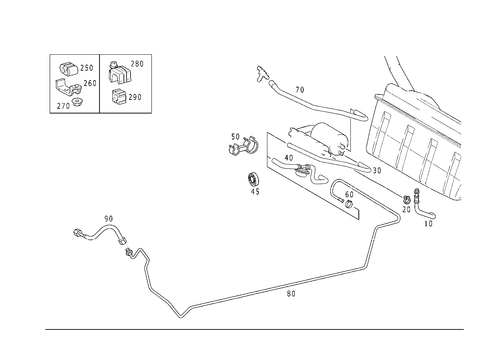 Fuel Lines for 2004 Mercedes-Benz SLK 230 | Mercedes-Benz USA Parts
