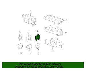 F8SZ-14526-AA - Circuit Breaker 1998-2023 Ford | Online Ford Parts Catalog