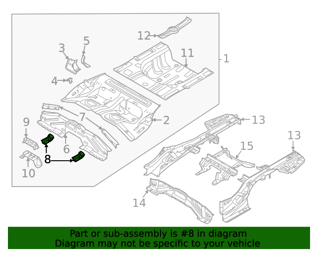 2020-2024 Hyundai Sonata Front Bracket 65635-L1000 | OEM Parts Online