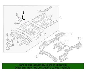 2020-2023 Hyundai Sonata Side Reinforced 65548-L1000 | OEM Parts Online