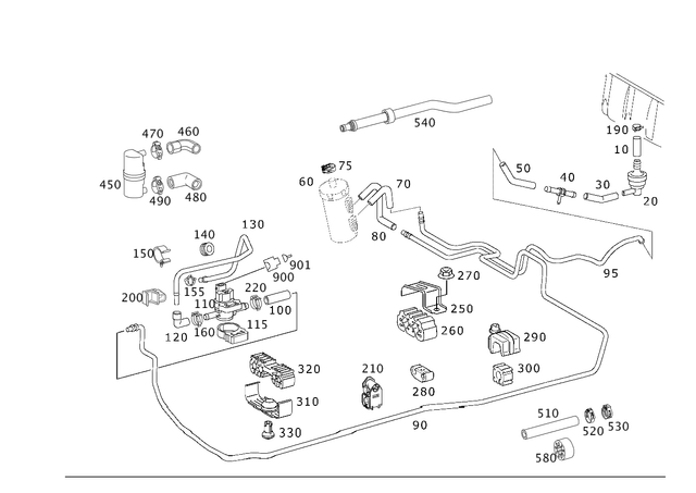 202-476-65-26 - Hose 1966-2020 Mercedes-Benz | Mercedes-Benz USA Parts