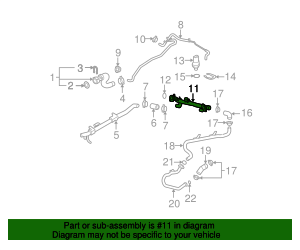 2007-2011 Audi Water Pipe 07L-121-071-M | Audi USA Parts