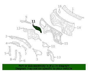 166-620-87-01 - Insulation - 2013-2019 Mercedes-Benz | BuyMercedesPartsNow