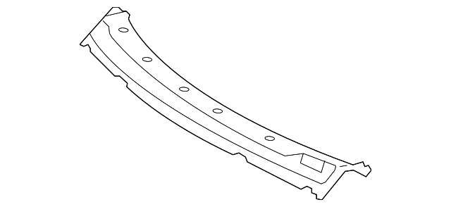 166-626-00-55 - Cowl Top Panel 2012-2019 Mercedes-Benz | Mercedes-Benz ...