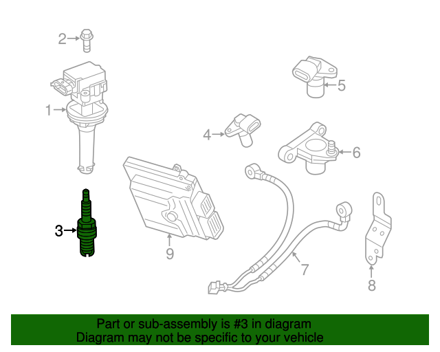 31312691 - Spark Plug Set 2012 Volvo S60 | AutoNationParts.com