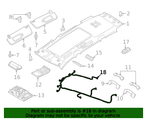 2024 Volkswagen Atlas Cross Sport Wire Harness 3CM-971-100-BH | VW ...